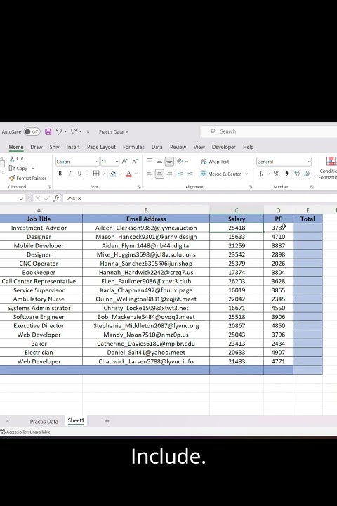 Ms Excel Me Sum Kare Ka Bahut Ashan Treeka Very Easy To Sum In Excel Exceltricks Youtube