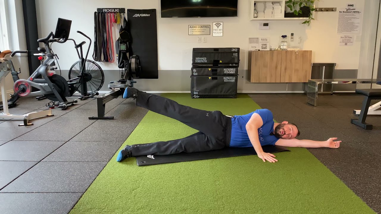 Side-Lying Hip Circles - YouTube