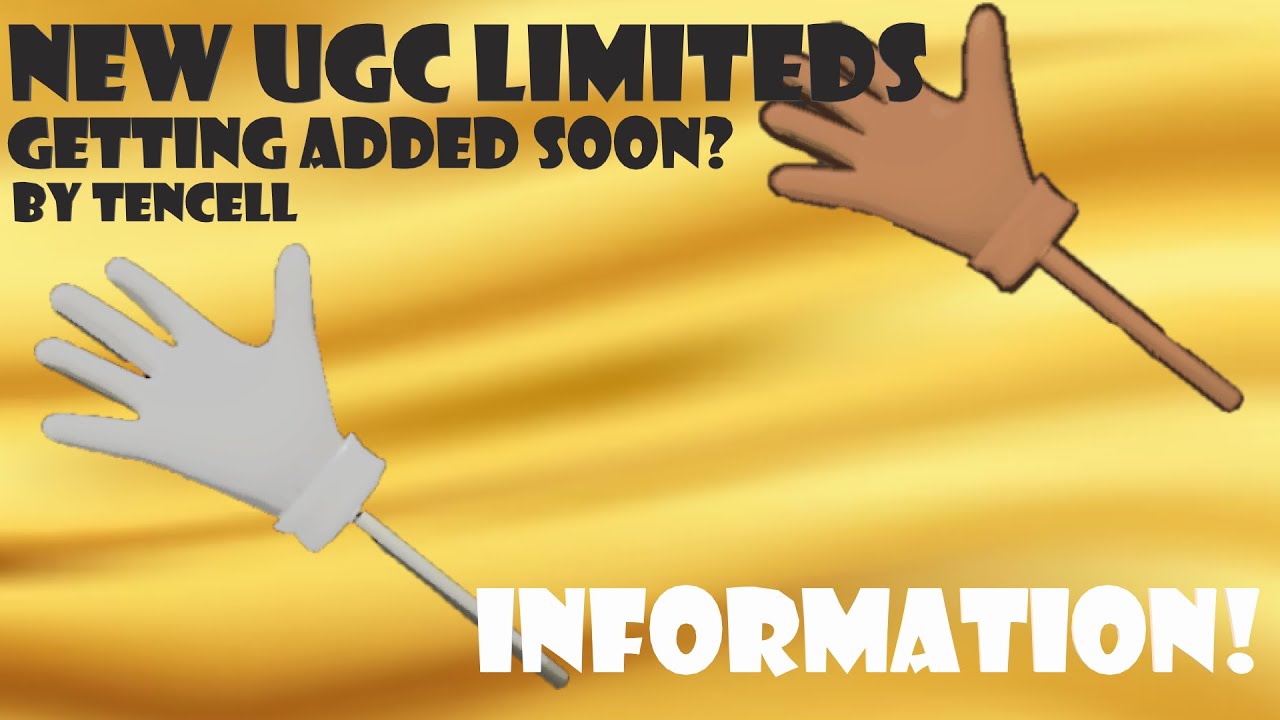 NEW UGC Limiteds By Tencell | BRONZE and SILVER Glove Information ...