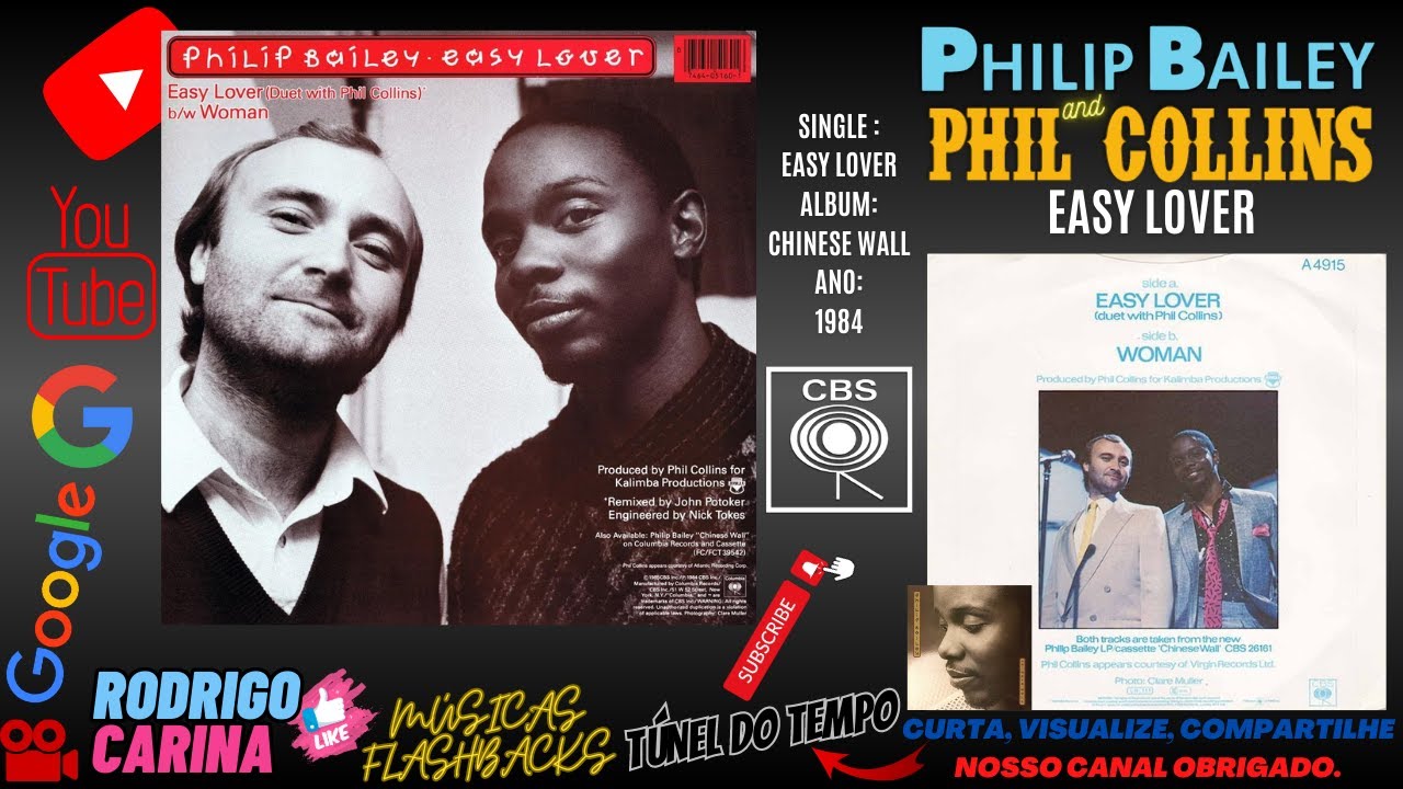 Philip Bailey, Phil Collins - Easy Lover - YouTube