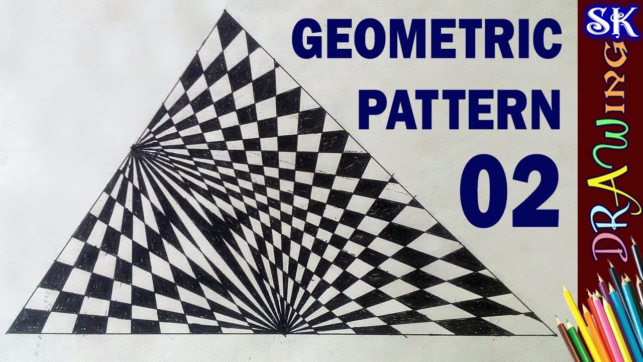 How To Draw Spirograph Pattern In Triangle Geometric Pattern Drawing