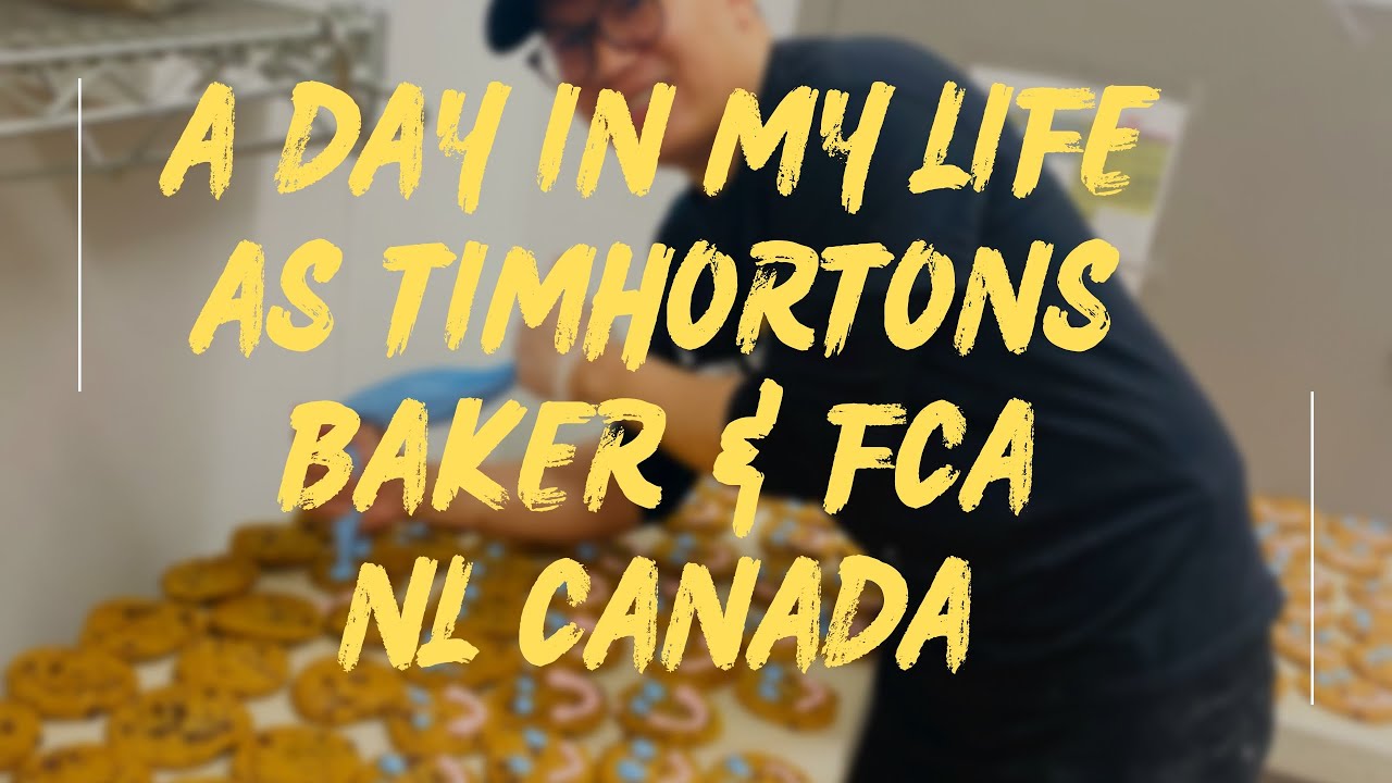 A DAY IN MY LIFE AS TIM HORTONS BAKER-FCA CANADA🇨🇦 PAPUNTA AT PABALIK ...
