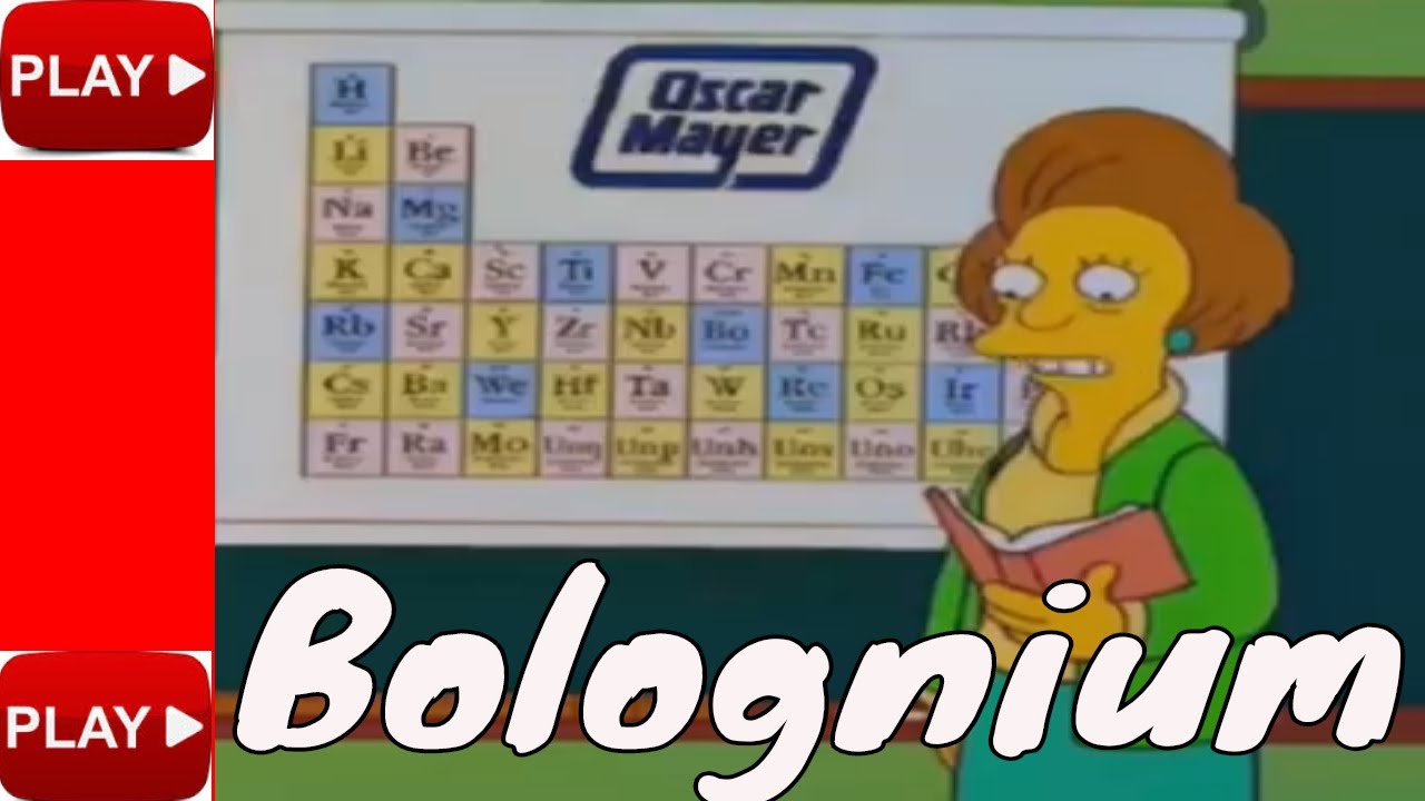 The Simpsons - Bolognium Snacktacular and Periodic Tables - YouTube