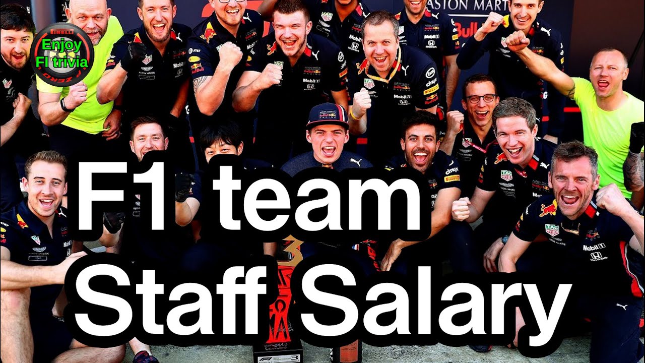 F1 team staff salary How much do general staff get? - YouTube