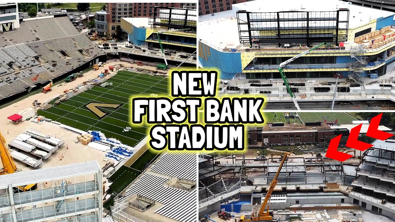 SEE YOU SOON, VANDERBILT! New FirstBank Stadium! South End Zone Redevelopment Progress - YouTube