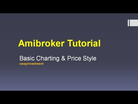 Amibroker Tutorial - Basic Chart - YouTube