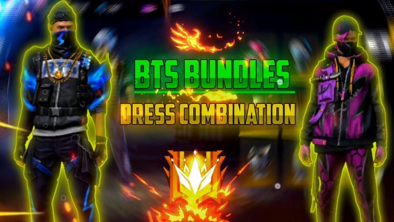 BTS bundles dress combination free fire// free fire best dress ...