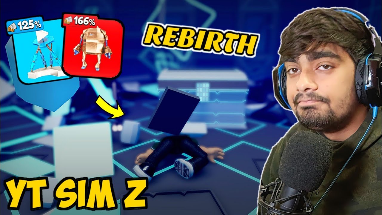 First *TECH REBIRTH* In YouTube Simulator Z Roblox - YouTube