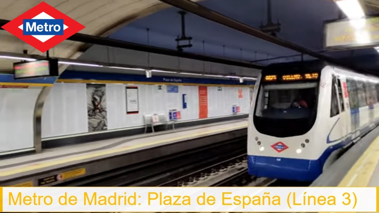 Plaza de España (Línea 3) - Estación de Metro, Madrid. (4K) - YouTube