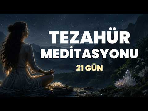 TEZAHÜR MEDİTASYONU | Hayalini Gerçeğe Dönüştür (Derin Gevşeme & Pozitif Enerji) | 21 Gün