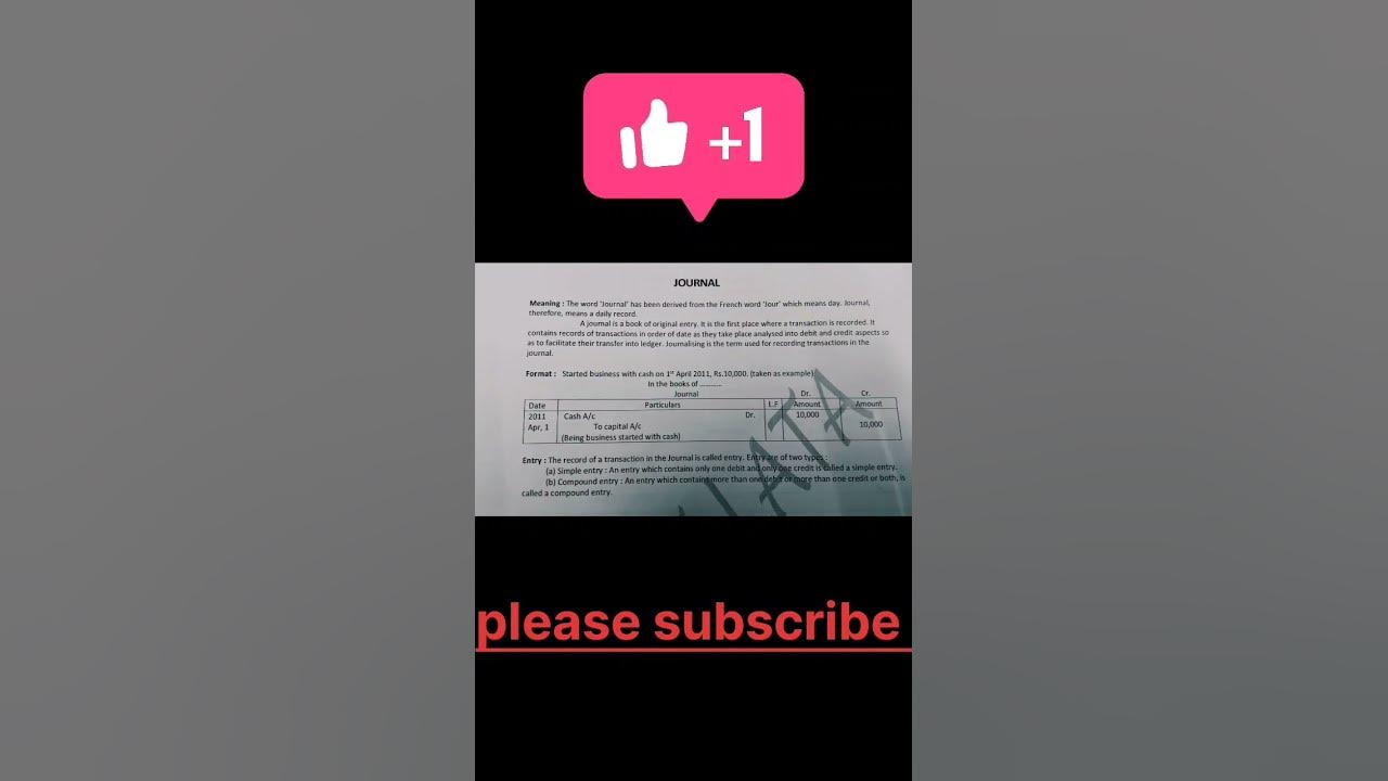 What Is Journal Entry Class 11 Accounts Journal Entry shorts what-is-journal-entry-class-11-accounts-journal-entry-shorts