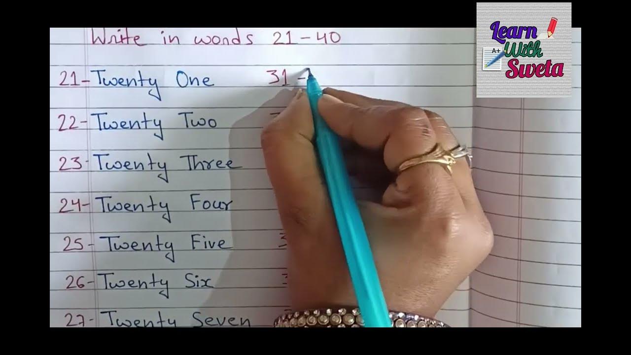 number-name-21-to-40-with-spelling-write-and-learn-21-to-40-with