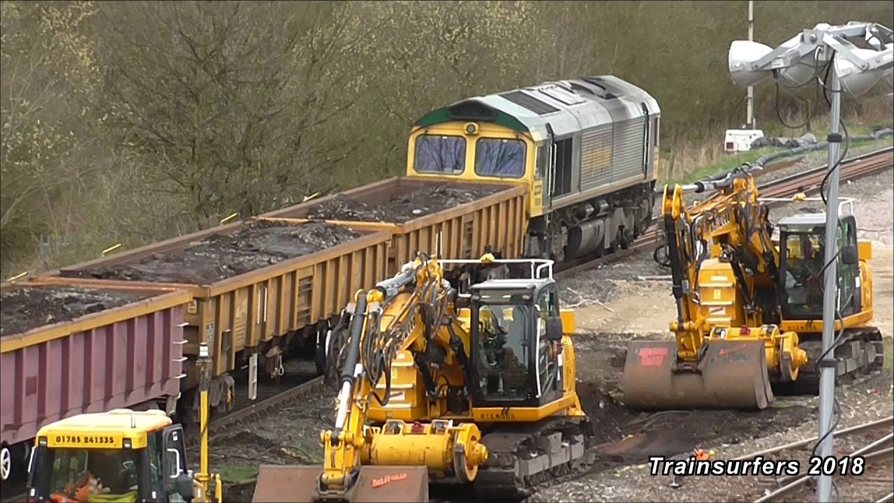 Freightliner Class 66 No. 66589 on Engineers @ Ashton Moss on 16.04.18 ...