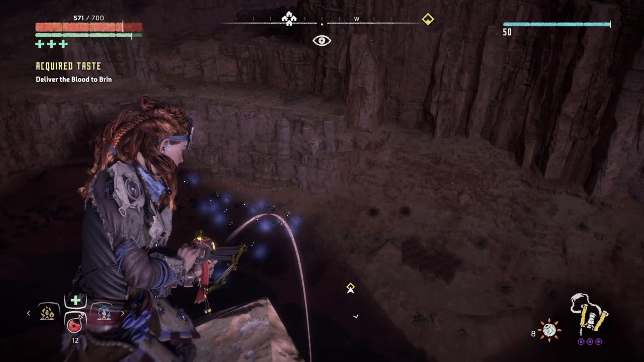 Horizon Zero Dawn™ using you sling blast - YouTube