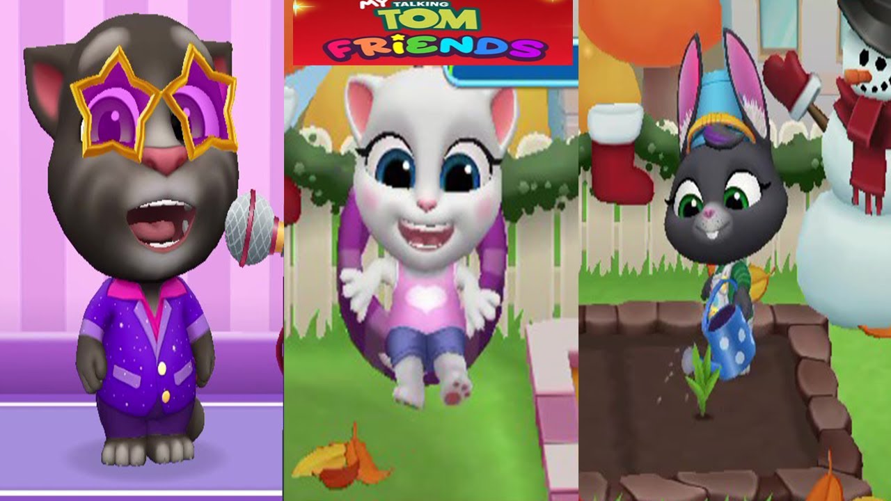 Talking Tom Friends in location. #talkingtom #talkingtomfriends #tom ...