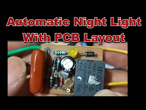 Automatic Night Light with PCB Layout - YouTube