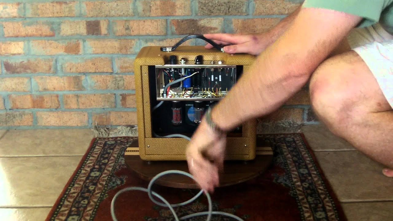 inside my 5f1 tweed champ amp copy - YouTube