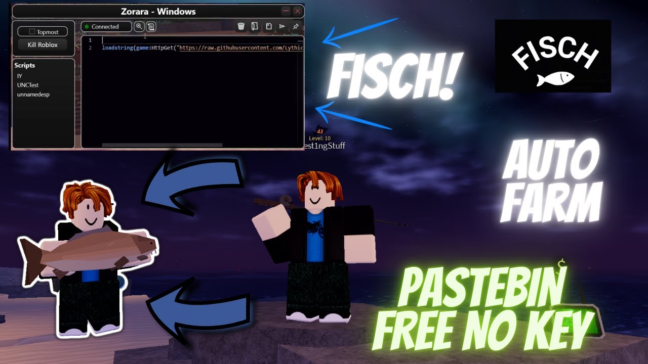 Roblox Fisch Script ! Auto Sell , Auto Farm , Teleport & FLY HACK - YouTube
