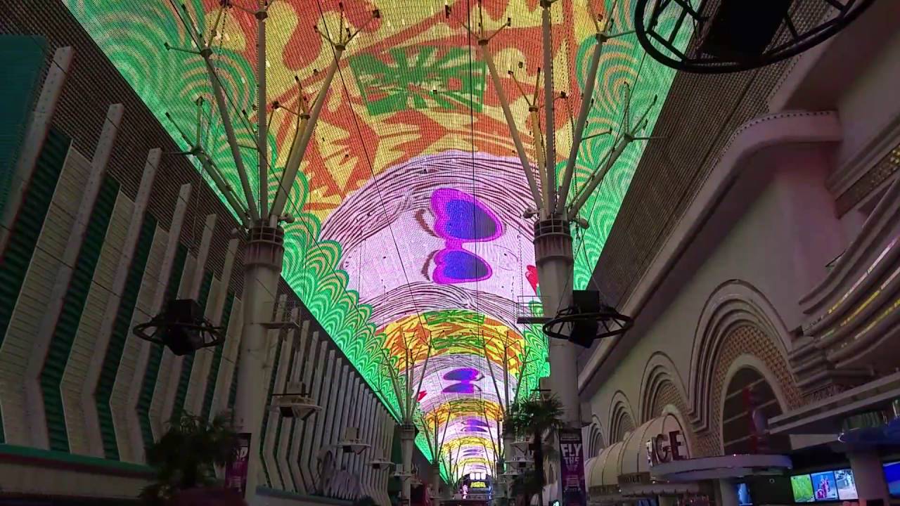 fremont light show - YouTube