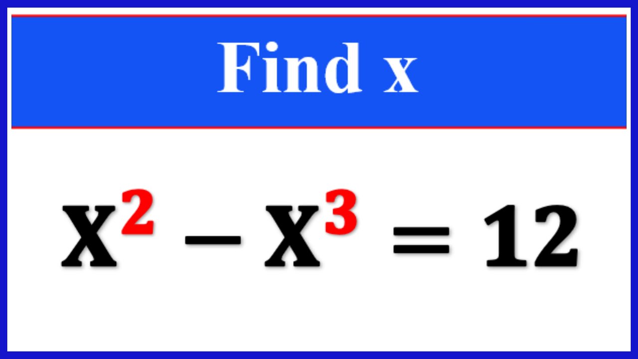Olympiad math | Nice Algebra Exponent | Find X - YouTube