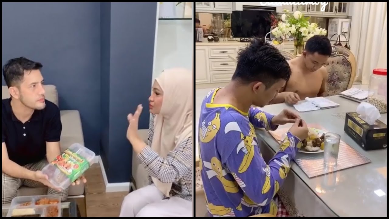 Azal siapkan makan malam untuk azil - YouTube