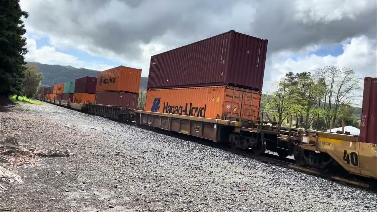 Up 7306 IOANP going through Pleasanton - YouTube