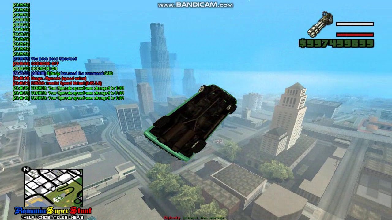 SAMP: Flymode sistem - YouTube