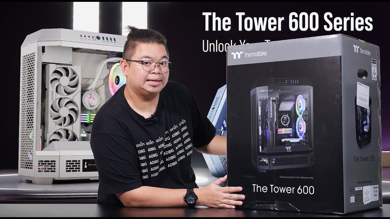 The Tower 600 เคสใหม่ งานดี ค่าตัวโดน ประกอบง่ายมาก จุฮาร์ดแวร์แน่นๆ ...