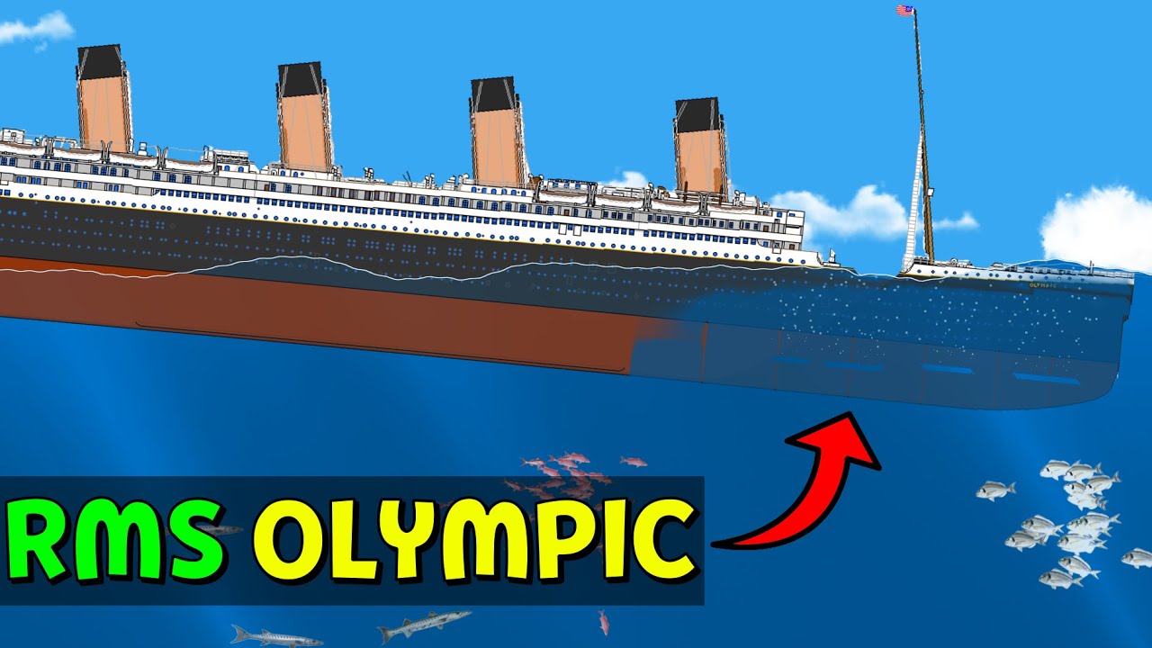 RMS Olympic Was DAMAGED Like the Titanic | Floating Sandbox - YouTube