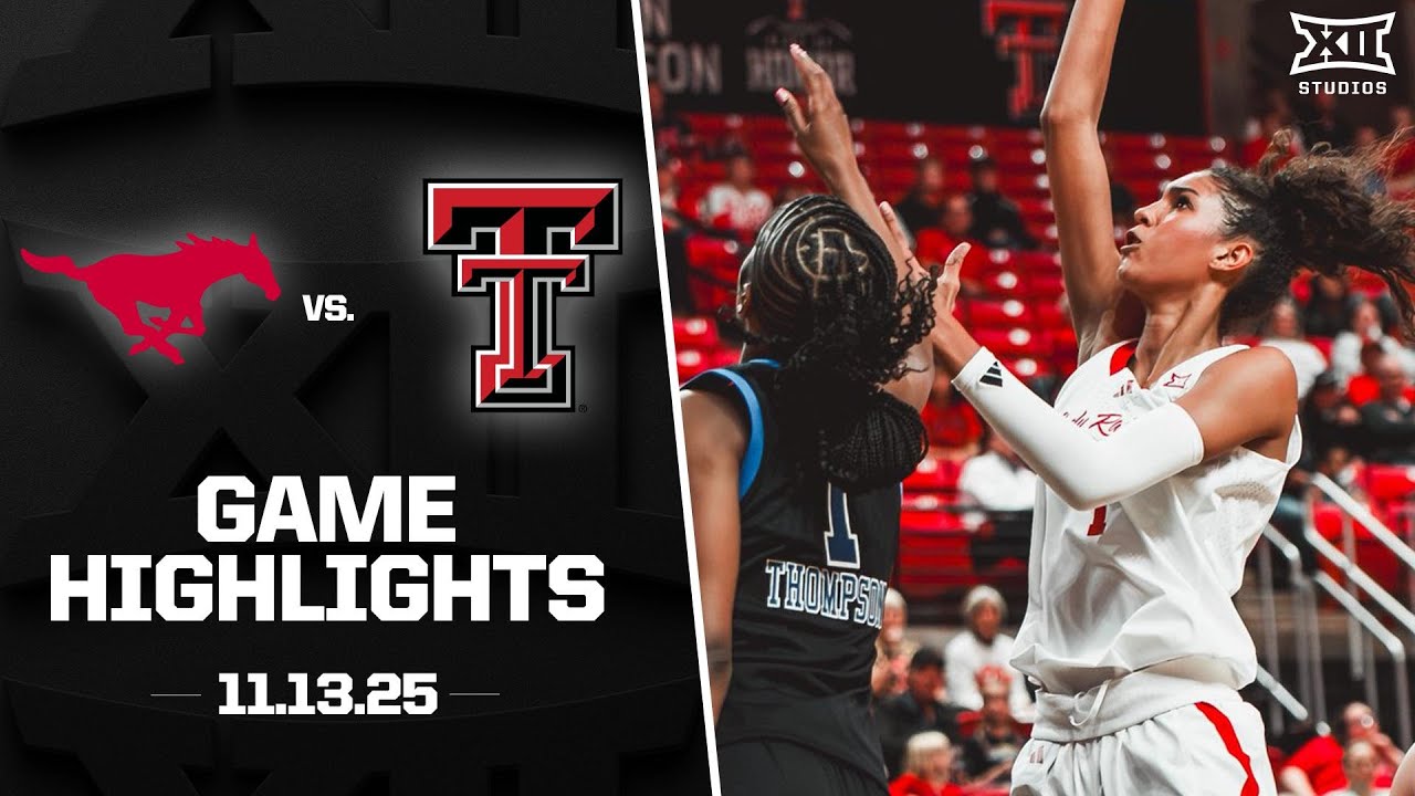 SMU vs. Texas Tech Game Highlights | 2025-26 Big 12 Women’s Basketball ...