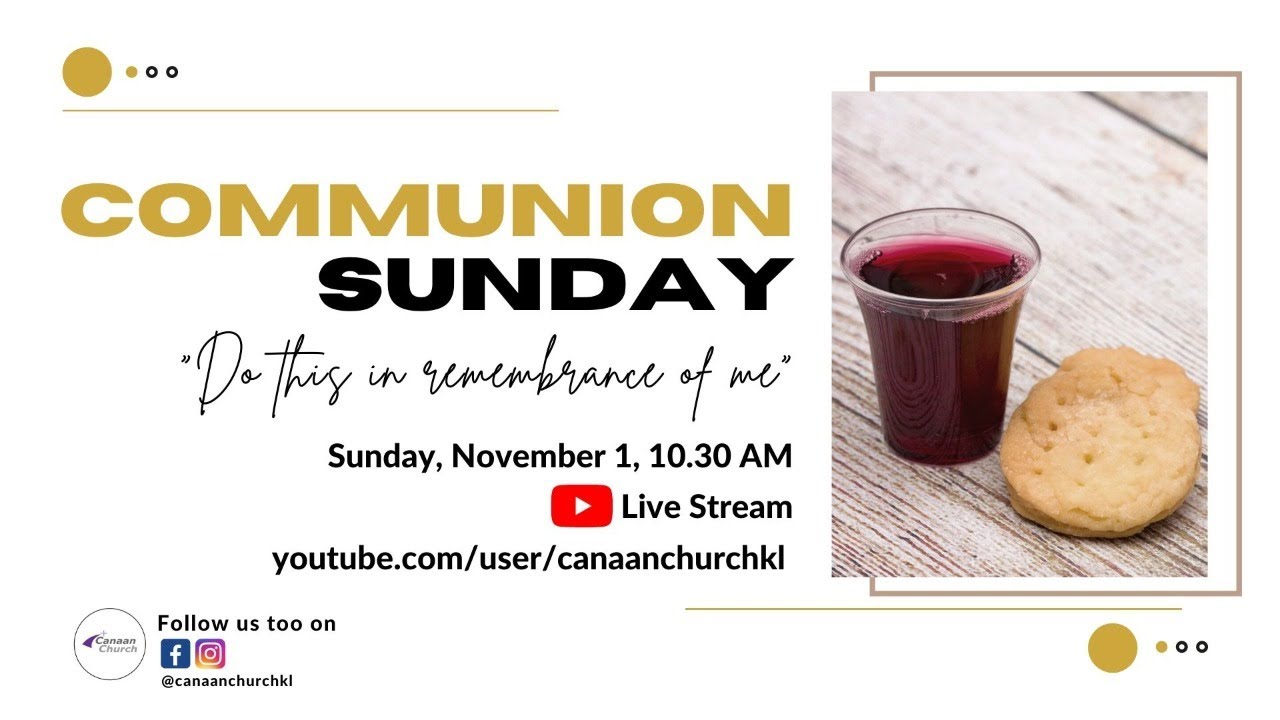 Communion Sunday - 1 November 2020 - YouTube