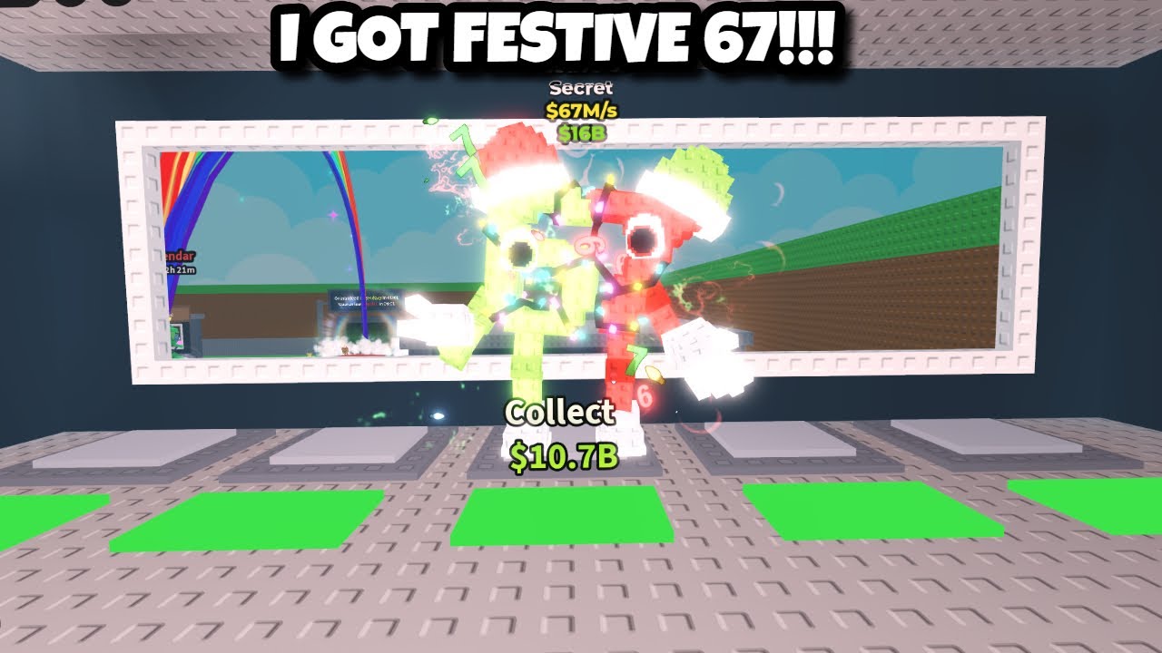 I GOT THE FESTIVE 67 IN STEAL A BRAINROT!!! - YouTube