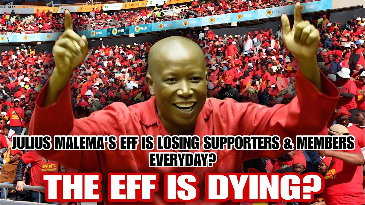 Julius Malema's EFF Is Losing Supporters & Members Everyday? The EFF Is ...