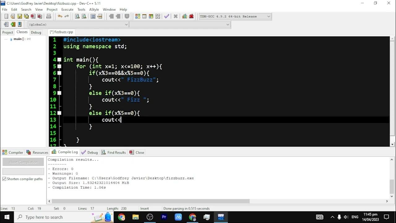 How To Create Fizzbuzz Challenge In C Youtube