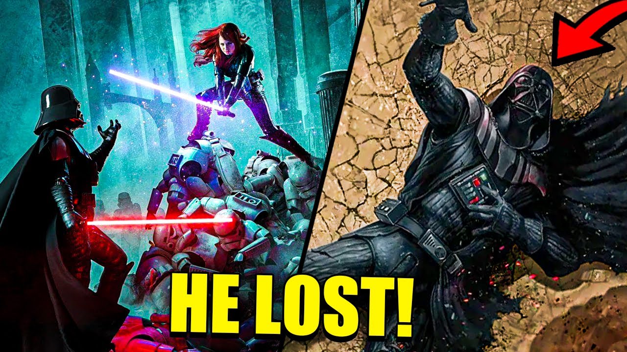 The ONLY Fight Darth Vader Ever Ran From | Star Wars Legends - YouTube