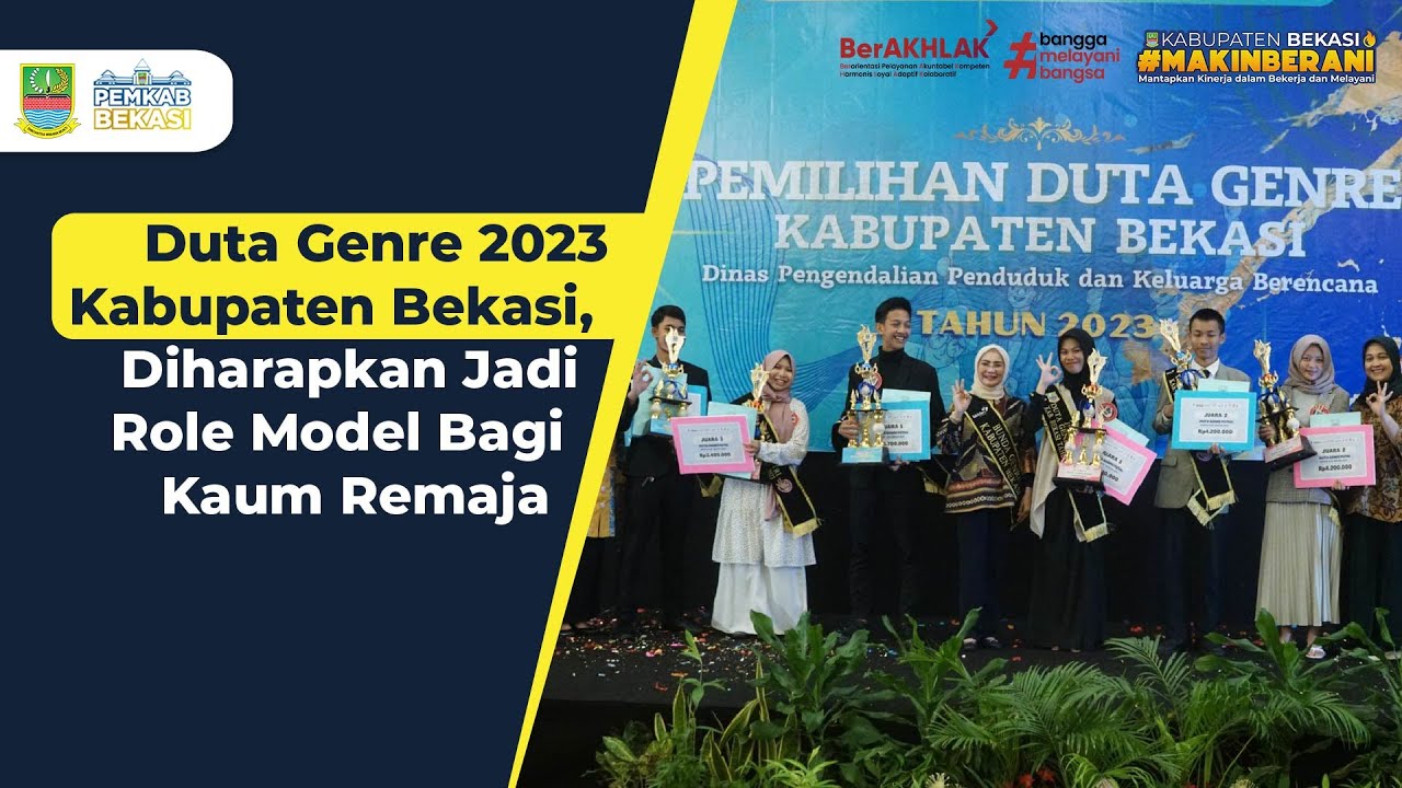 Duta Genre 2023 Kabupaten Bekasi, Diharapkan Jadi Role Model Bagi Kaum ...
