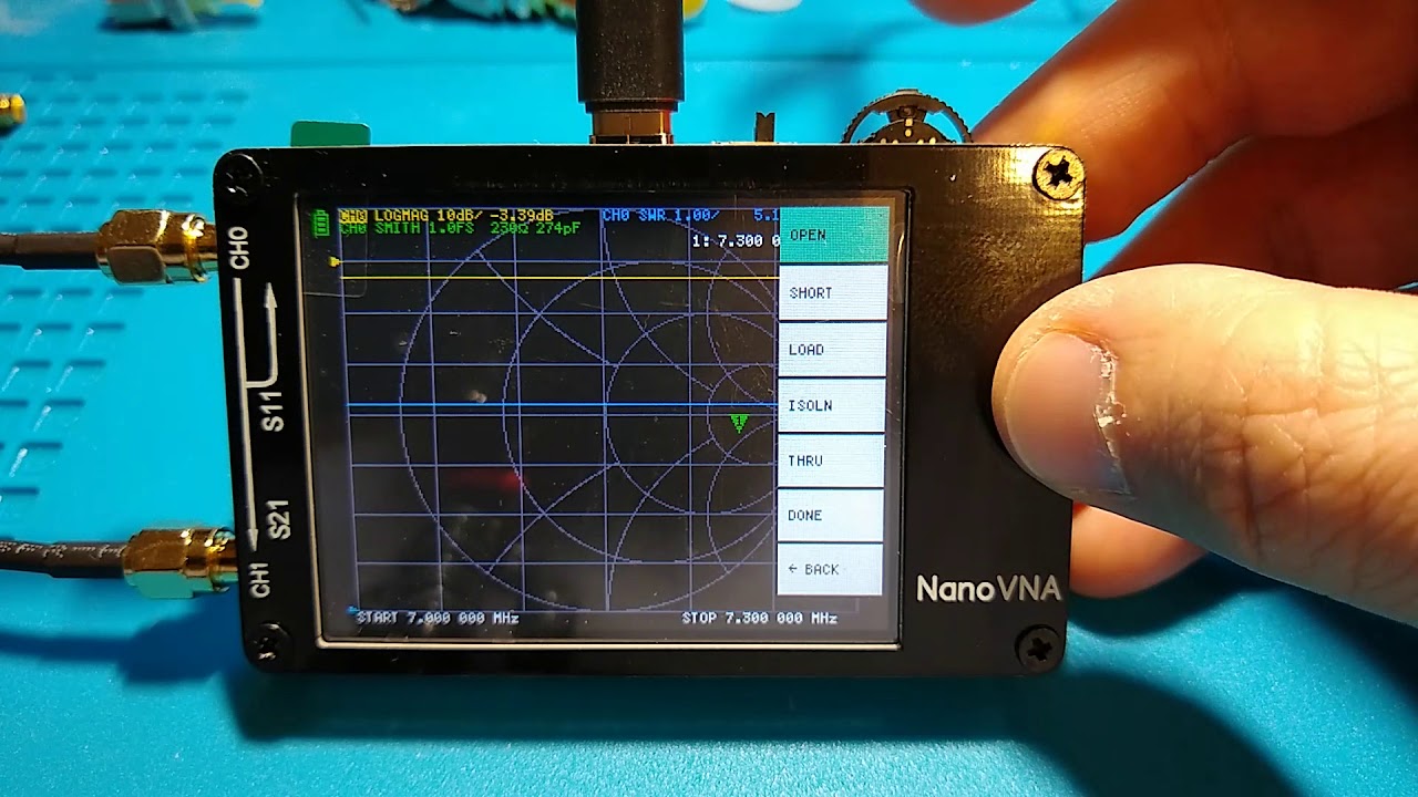 Setting up NanoVNA and measuring SWR on a 40m dipole (surprising ...