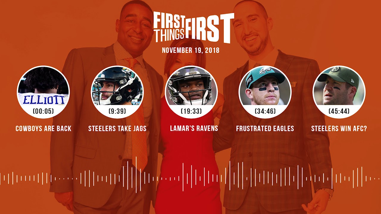 First Things First audio podcast(11.19.18)Cris Carter, Nick Wright ...