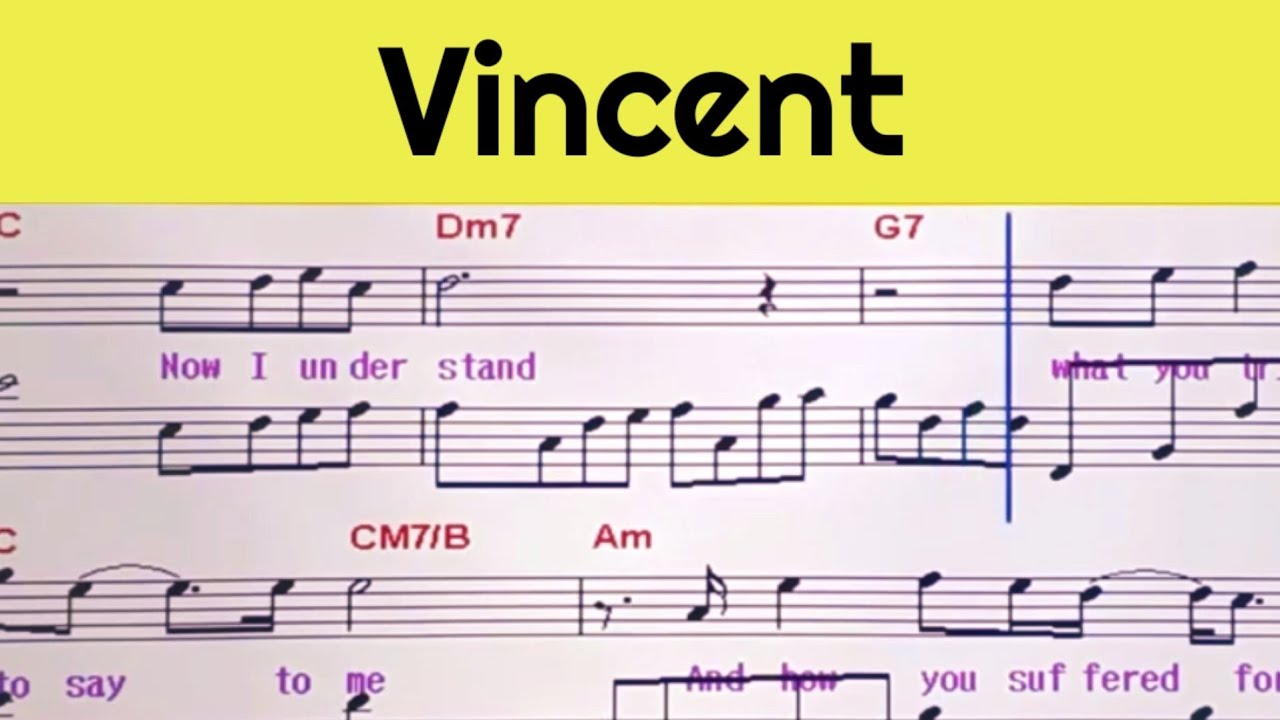 #팝송배우기. Vincent (빈센트) - Don Mclean - YouTube