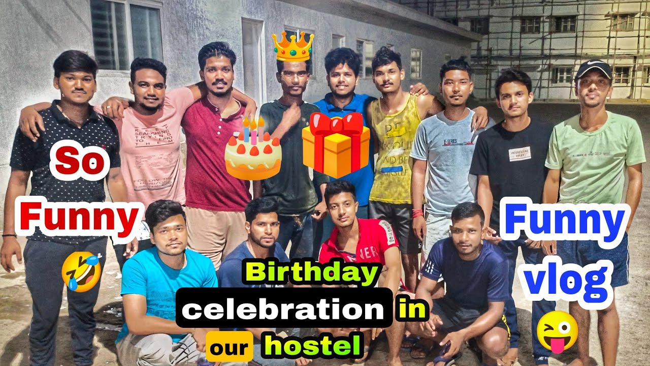 Birthday celebration in my hostel🎉 ️🎁🎂||Funny vlog🤭😂😄#viral #youtube # ...