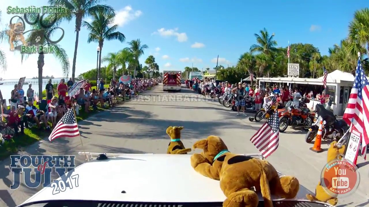 🐶Sebastian Bark Park 2017 4th of July parade float (POV) - GoPro™🐾 ...