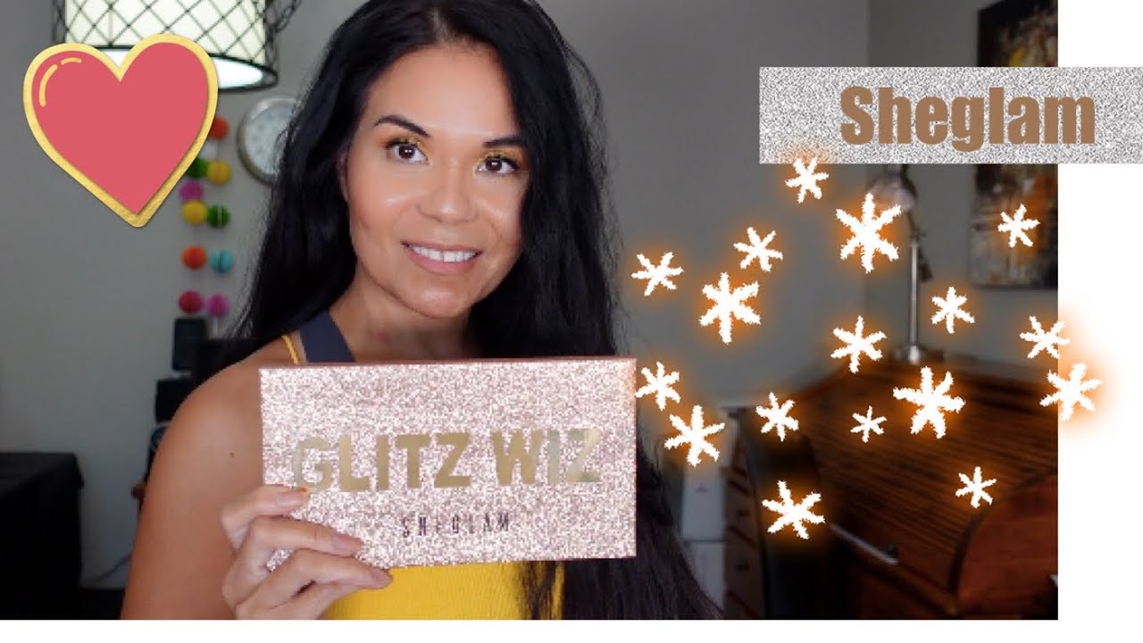 Shein Sheglam Glitz Wiz Bricklane Palette with Swatches - YouTube