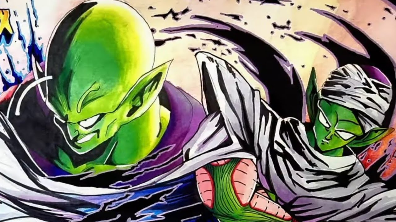 How to draw DBZ Piccolo 🙂🫠 @MundoDragonBallOficial77 #anime #art # ...