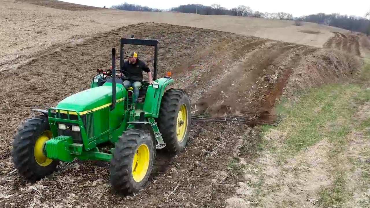 The Field Work Has Begun! Waking Up The Soil With The John Deere Drag ...