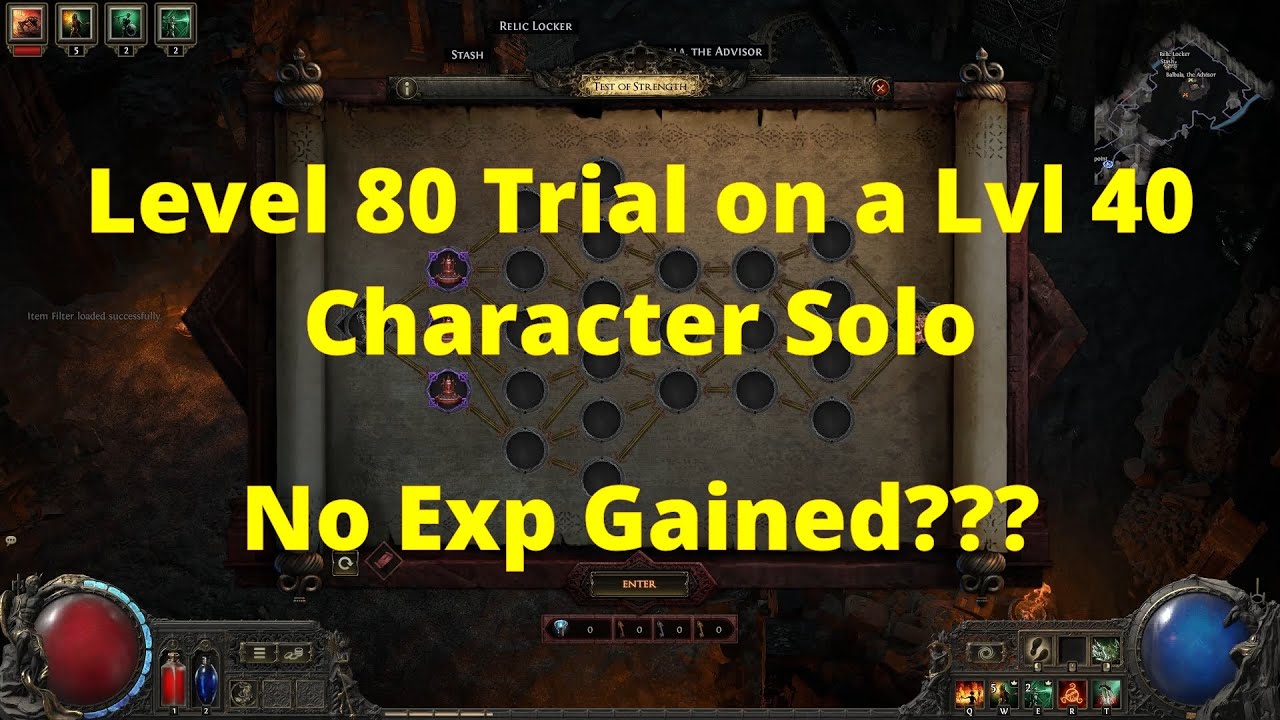 POE2: Lvl 80 Trial Sekhema vs a Lvl 40 Character Solo - YouTube