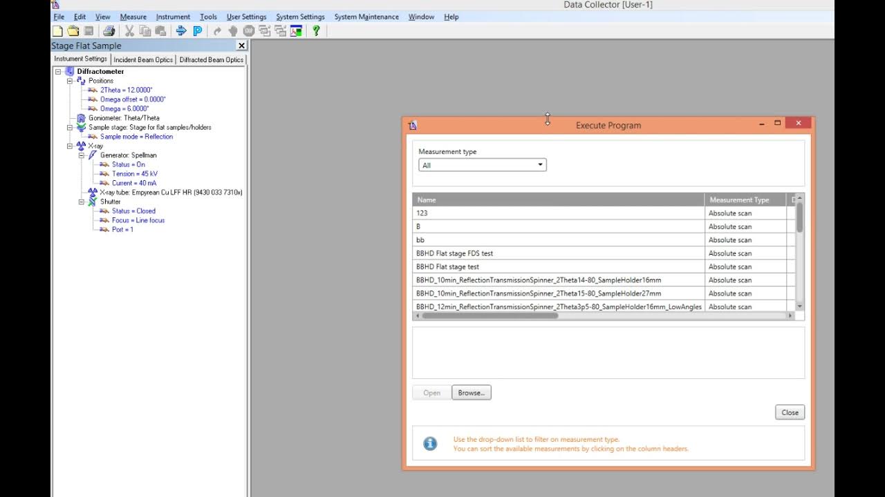 How to generate the .XRDML file through data collector? - YouTube