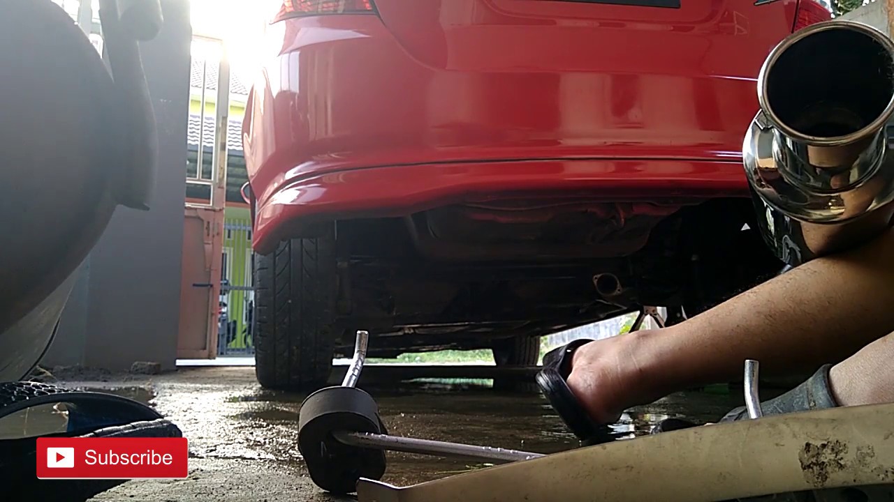 Review knalpot jazz GD3 model spoon - YouTube