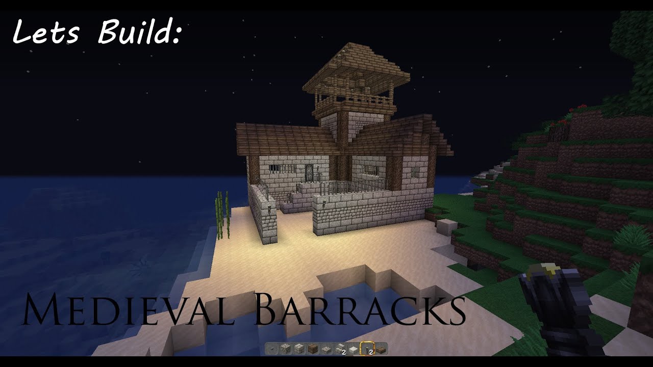 Lets Build a Medieval Barracks - YouTube
