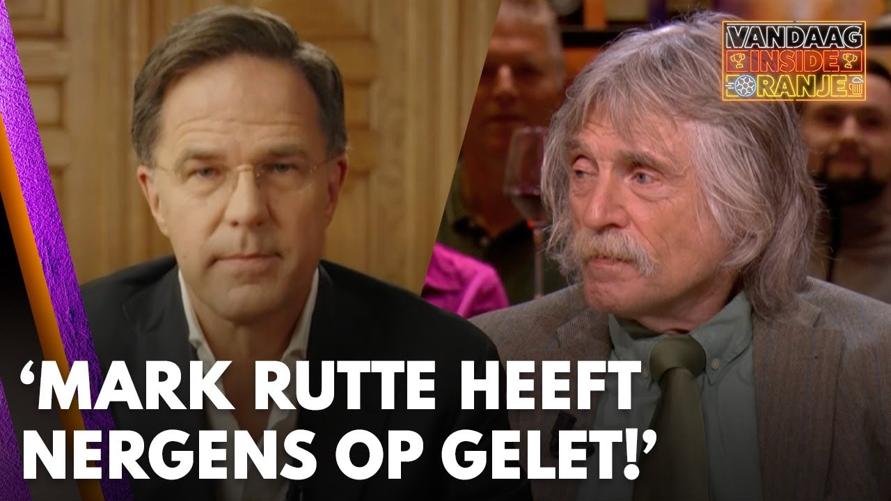 Johan reageert op afscheidsboodschap van Mark Rutte: 'Hij heeft nergens ...
