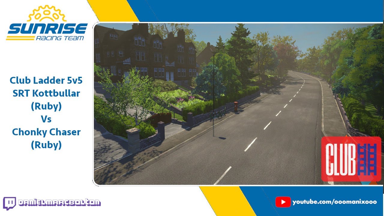 Club Ladder 5v5 | SRT Kottbullar (Ruby) vs Chonky Chaser (Ruby) - Tour Of Tewit Well (2 Laps ...